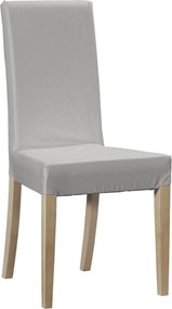 Potah na židli IKEA  Harry, krátký barva šedá látka pletený vzor