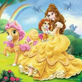 Ravensburger Disney: Belle, Popelka a Locika / 3x49 dílků / od 5 let