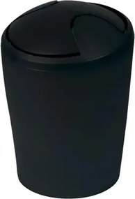 Spirella MOVE výklopný odpadkový koš 5 L černý / plast