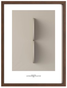 Idealform Poster no. 8 Arched shapes Barva: Smokey taupe, Velikost: 500x700 mm