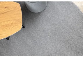 koberec kulatý SOFTY Jednotný, Jednobarevný, šedá velikost kruh 150 cm | krásné koberce cz