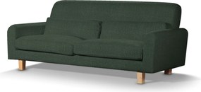Potah na pohovku IKEA Nikkala krátký barva zelená látka pletený vzor
