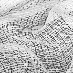 ZÁCLONA NA KROUŽCÍCH ELIRA 140X250 CM BÍLÁ