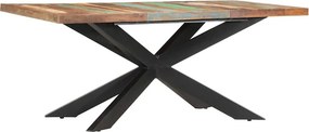 Jídelní stůl 180 x 90 x 76 cm masivní recyklované dřevo 285966