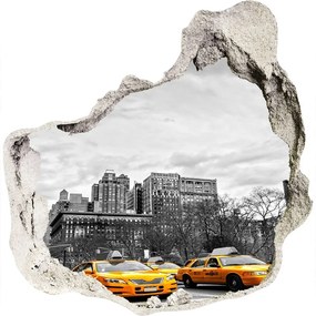 Wallmuralia Foto fotografie díra na zeď Taxi New York 75x75 cm