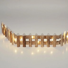 Zimní plot s LED osvětlením 90 × 10 cm