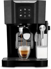 Sencor - Pákový kávovar espresso 1450W/230V černá/matný chrom