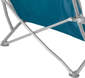 NC3035 MODRO-ŠEDÉ PLÁŽOVÉ KŘESLO NILS CAMP