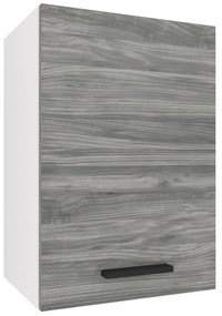 Kuchyňská skříňka Belini horní 40 cm šedý antracit Glamour Wood  TOR SG40/3/WT/GW1/0/B1