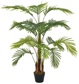 280193 vidaXL Umělá rostlina palma s květináčem zelená 120 cm