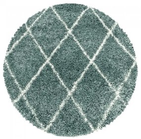 Vopi | Kusový koberec Alvor shaggy 3401 blue - Kruh průměr 200 cm