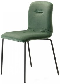 SCAB - Židle ALICE POP čalouněná - zelený samet/antracit