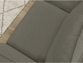 Zelená pohovka na každodenní spaní/rozkládací 236 cm Archimede – Bobochic Paris