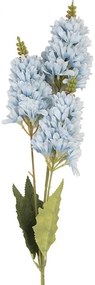 Dekorace umělá květina s modrým květem - 10*7*74 cm