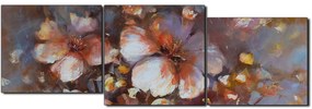 Obraz na plátně - Květ mandlí, reprodukce ruční malby - panoráma 5273E (90x30 cm)
