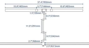 LED Stmívatelná dotyková stolní lampa LED/24W/230V 3000-6500K CRI 92 černá