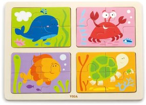 Puzzle na podstavci 4v1 Viga 50190 moře