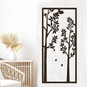 dřevo života Dřevěná dekorace strom LONG Zvolte rozměr (cm): 36x80, Zvolte barvu dekoru: Wenge