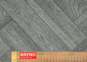 Breno PVC MEGA-TEX Dorset 990D - šedé dřevo, šíře 100 cm