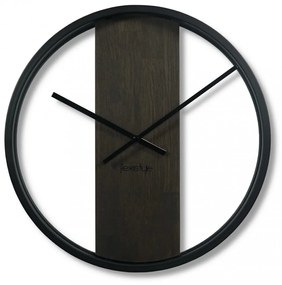 Wenge designové nástěnné hodiny 50cm