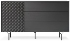 Moderní komoda ROBE KSZ144, černá