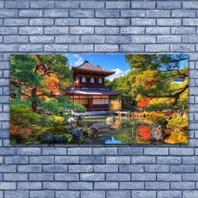 akrylový obraz Zahrada Japonsko Krajina 120x60 cm