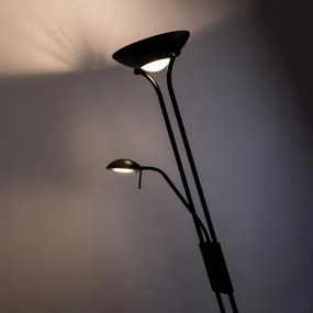 Brilagi - Stmívatelná stojací lampa SCARLETT 1xR7s/230W/230V + 1xG9/40W černá