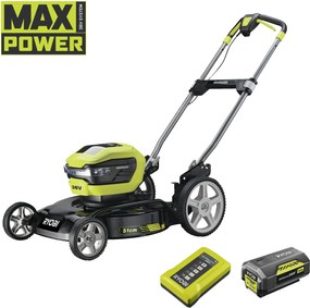 Ryobi RY36LMMX51A-140 36V Bezuhlíková akumulátorová sekačka šířka záběru 51cm (1x4.0Ah)