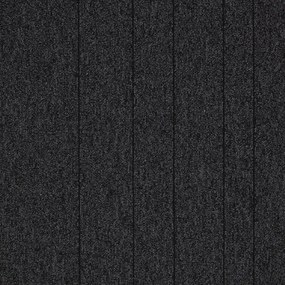 Kobercové čtverce Modulyss First Straightline 990 - černé - 50x50 cm