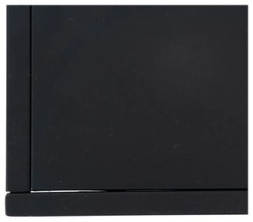 Černý ocelový TV stolek 120x55 cm – Ixia