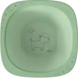 NIP NATURE line miska 2ks zelená / od 4 měsíců