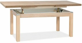 Rozkládací konferenční stolek Kleopatra 124/164 cm dub sonoma