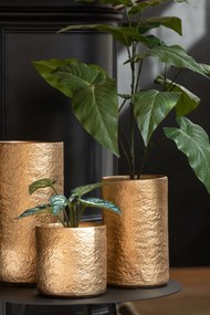 Zlatá keramická váza Gatsby L - Ø 15*40 cm