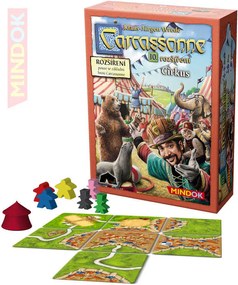 MINDOK HRA Carcassonne rozšíření 10: Cirkus *SPOLEČENSKÉ HRY* mn274