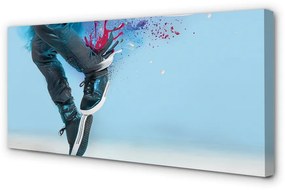 Obrazy na plátně Nohy barevné Ciapki 125x50 cm