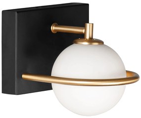 Toolight Moderní nástěnná lampa APP1220-1W Black Gold