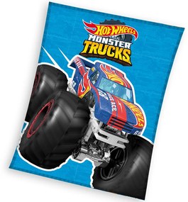 Dětská deka Hot Wheels Monster Trucks 130x170 cm