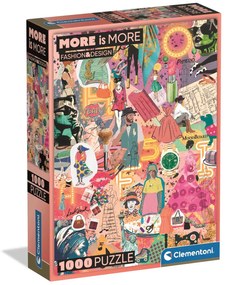 Clementoni - Puzzle 1000 More is More - Móda a design