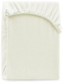 Froté prostěradlo s gumou Amelia Home Ruby ecru