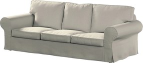 Potah na pohovku IKEA  Ektorp 3-místná, nerozkládací barva béžová látka pletený vzor
