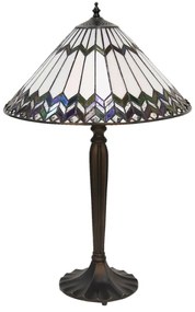 Tiffany stolní lampa Xander – 40x62 cm