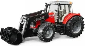 Bruder 03047 Traktor Massey Ferguson s předním nakladačem / od 3 let