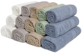 Bavlněný ručník Delos 100x150 cm béžový