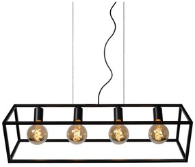 Lucide 00425/04/30 - Lustr na lanku FABIAN 4xE27/40W/230V