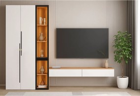 Obývací sestava 280 cm dub appalačský / nymphaea alba Space