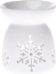 Bílá porcelánová aromalampa Dakls, výška 9 cm