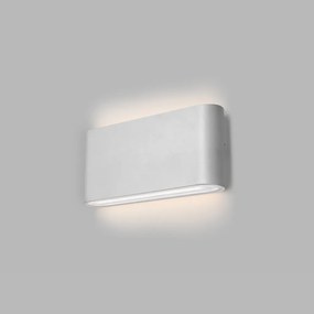 Venkovní nástěnné ploché svítidlo Flat II Barva: Bílá, Délka: 175 mm