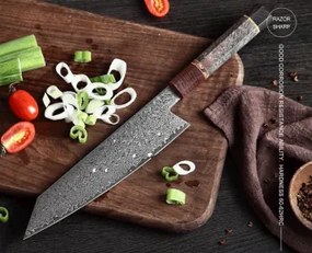 Nůž Kiritsuke 8.2" GRAND SHARP 67 vsrtev damaškové oceli