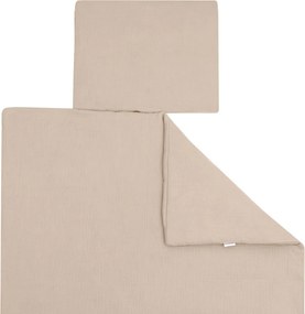 Mušelínový set s výplní New Baby 80x70 cm béžový