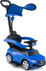 Costway Mercedes-Benz spolujízdné auto 3 v 1 s pojízdným madlem